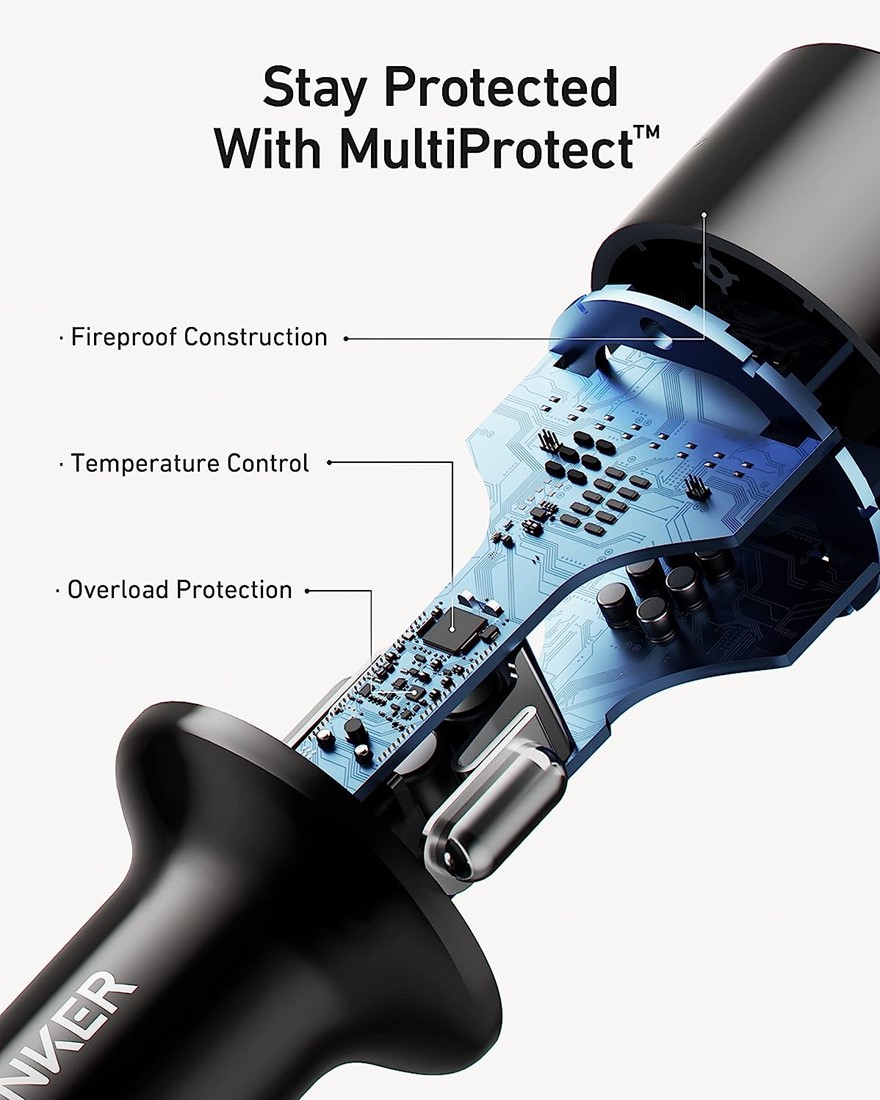 Anker PowerDrive+ III Duo Ultra Compacte USB-C Car Charger Columbus Store