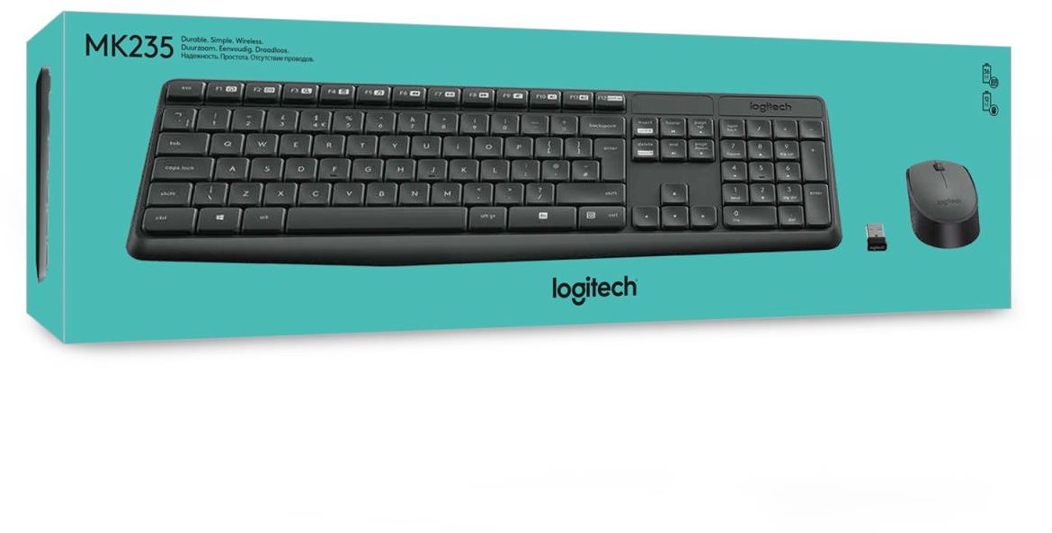 Logitech MK235 Toetsenbord en muis draadloze Combo Columbus Store